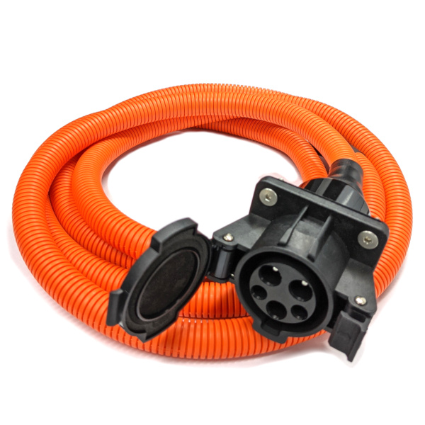 Type 1 - Single Phase 32 A Charge Connector Socket With 3 m Cable | Fellten